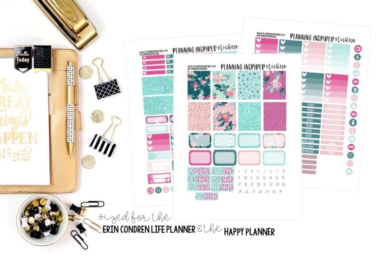 Free Printable Stickers - Planning Inspired