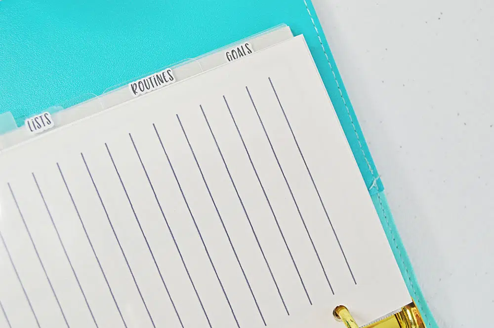 How to Print and Cut Labels for Your Planner Tab Dividers - Planning ...