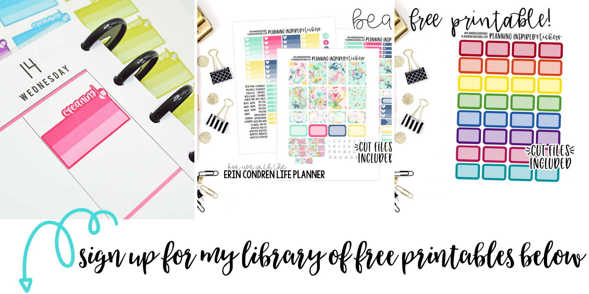 Free Zone Cleaning Printable Planner Stickers! - Planning Inspired