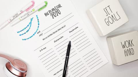 2020 Goal Setting Worksheets