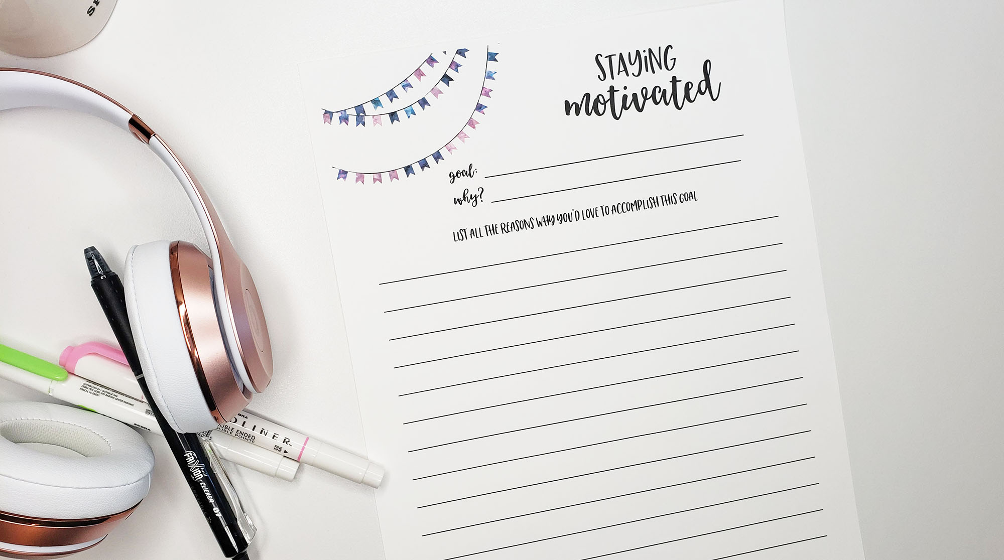 2020 Goal Setting Worksheets - Planning Inspired