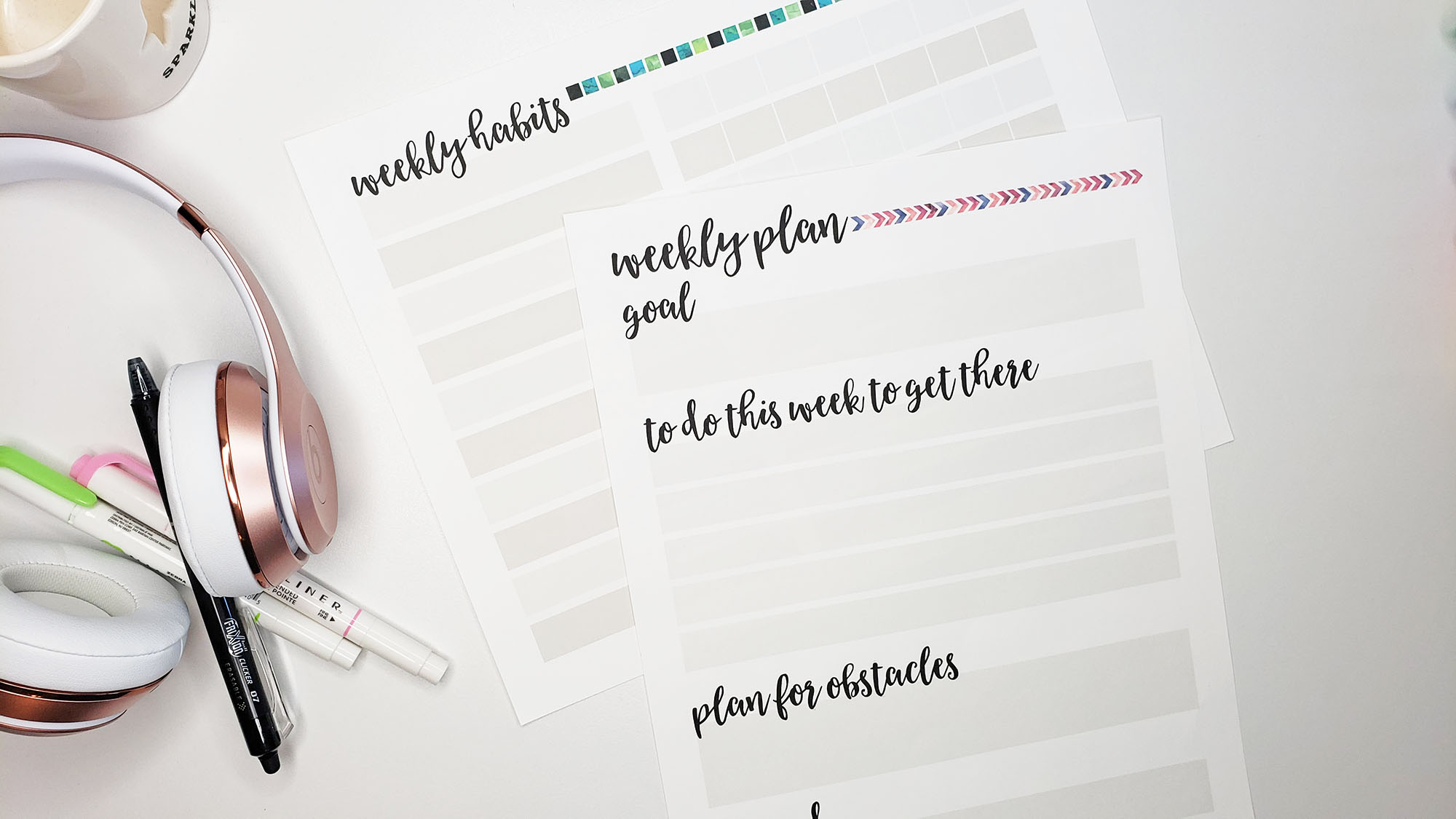 2020 Goal Setting Worksheets - Planning Inspired