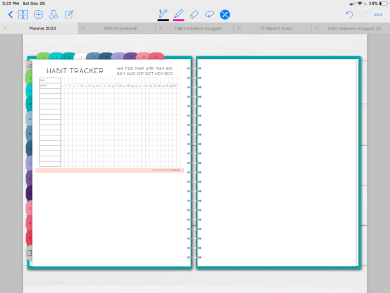 How to Add a PDF to Your Digital Planner - Planning Inspired