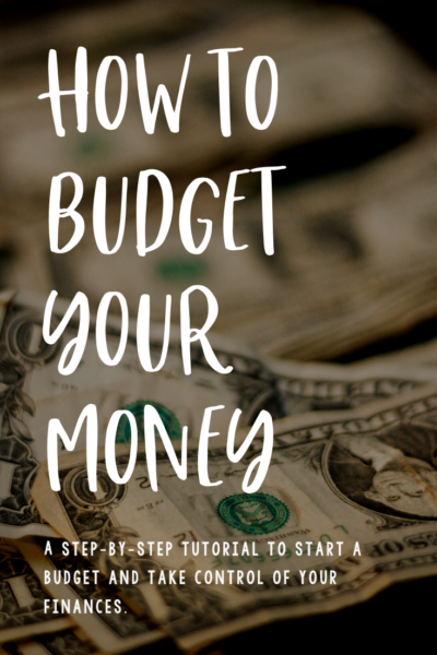 How to Budget Your Money - Planning Inspired