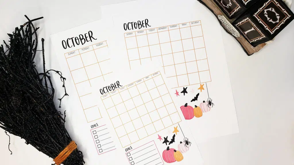 Free Planner Printables for Halloween - Planning Inspired