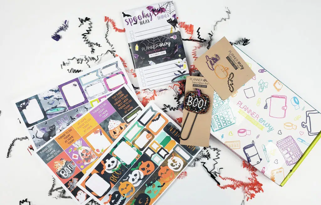 Planner Envy Subscription Box October 2020 - Planning Inspired