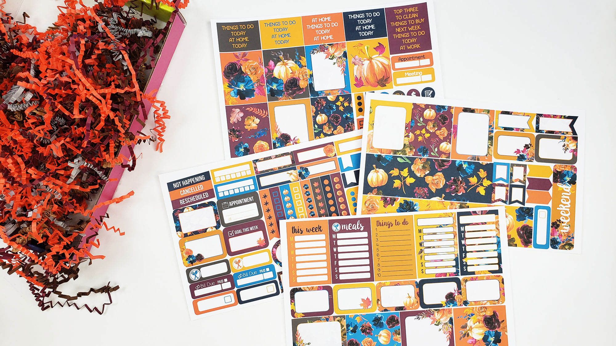 November Planner Envy Box - My Favorite Planner Subscription Box