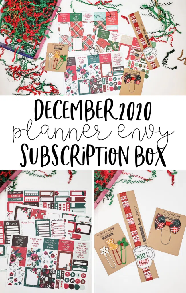 Planner Envy Box December 2020 - Planning Inspired