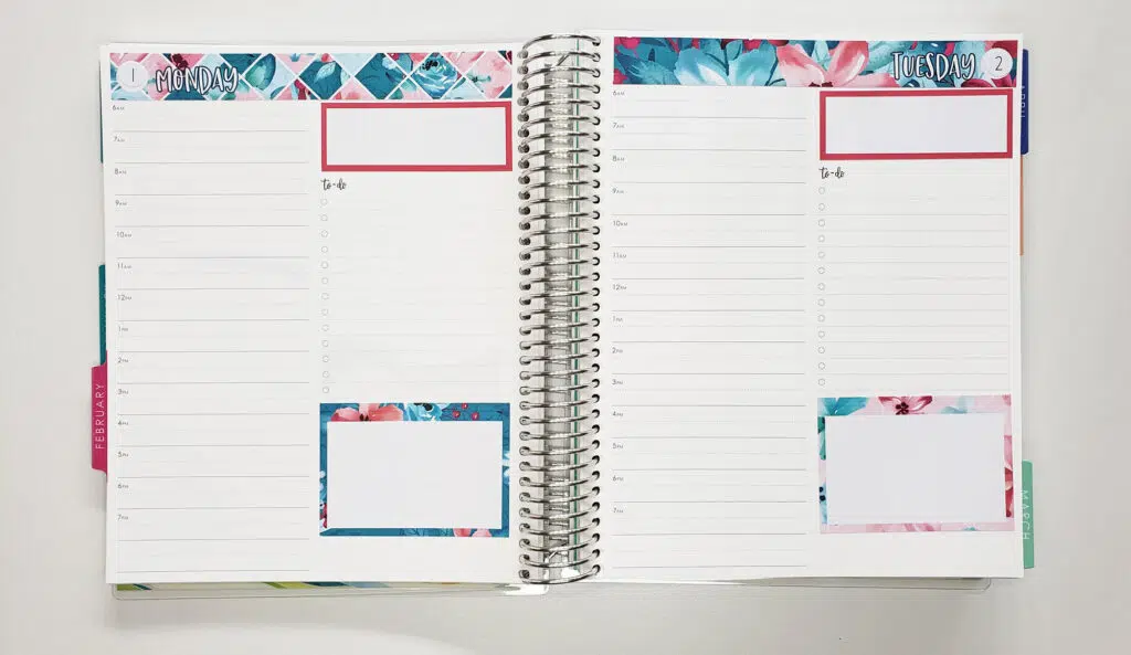 Free Printable Daily Duo Sticker Kit | Winter Blooms - Planning Inspired