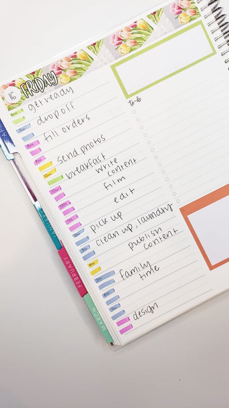 How to Time Block | Time Blocking Planner Ideas - Planning Inspired