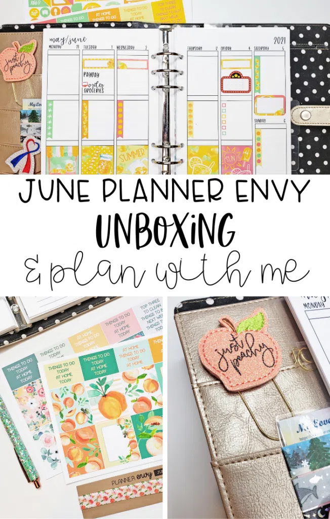 June Planner Envy Box + A5 Plan With Me! - Planning Inspired