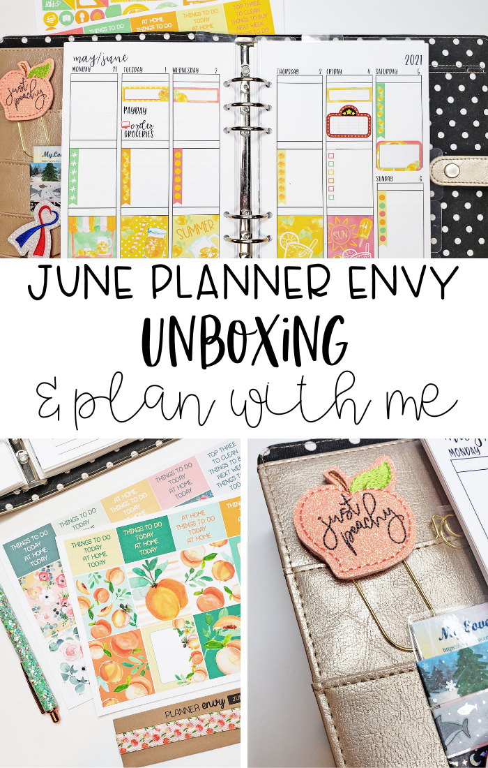 June Planner Envy Box + A5 Plan With Me! - Planning Inspired