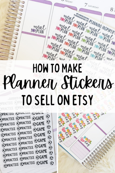 How to Print And Cut Planner Stickers - Planning Inspired
