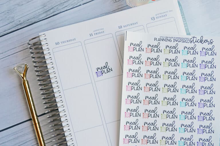 The Best Sticker Paper for Planner Stickers - Planning Inspired