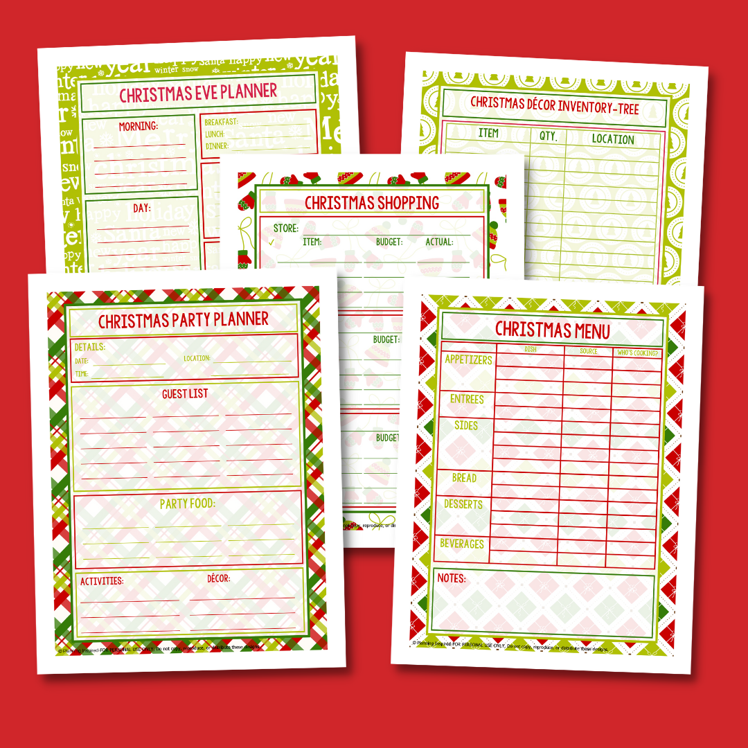 Printable Christmas Planner - Planning Inspired