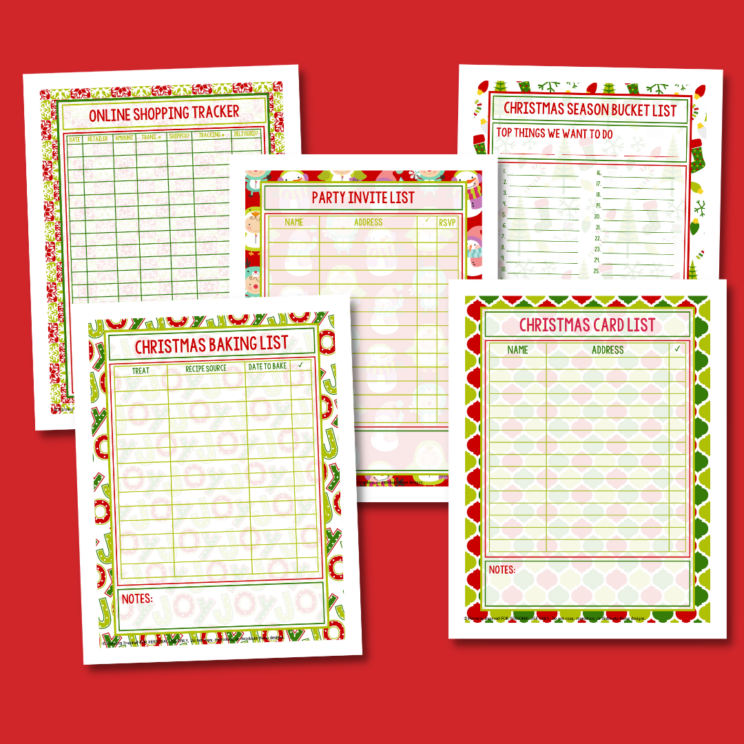 Printable Christmas Planner - Planning Inspired