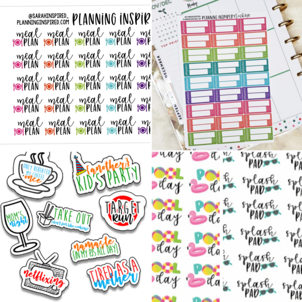 14 Free Printable Planner Stickers for Moms - Planning Inspired