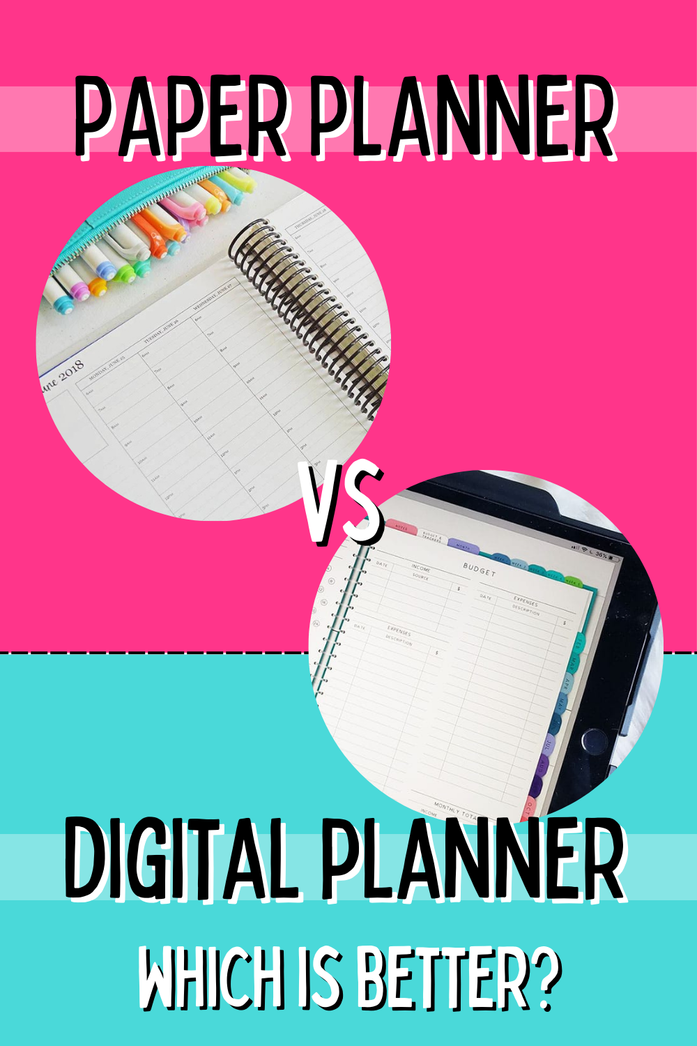 Paper Planner VS Digital Planner- which is best? - Planning Inspired
