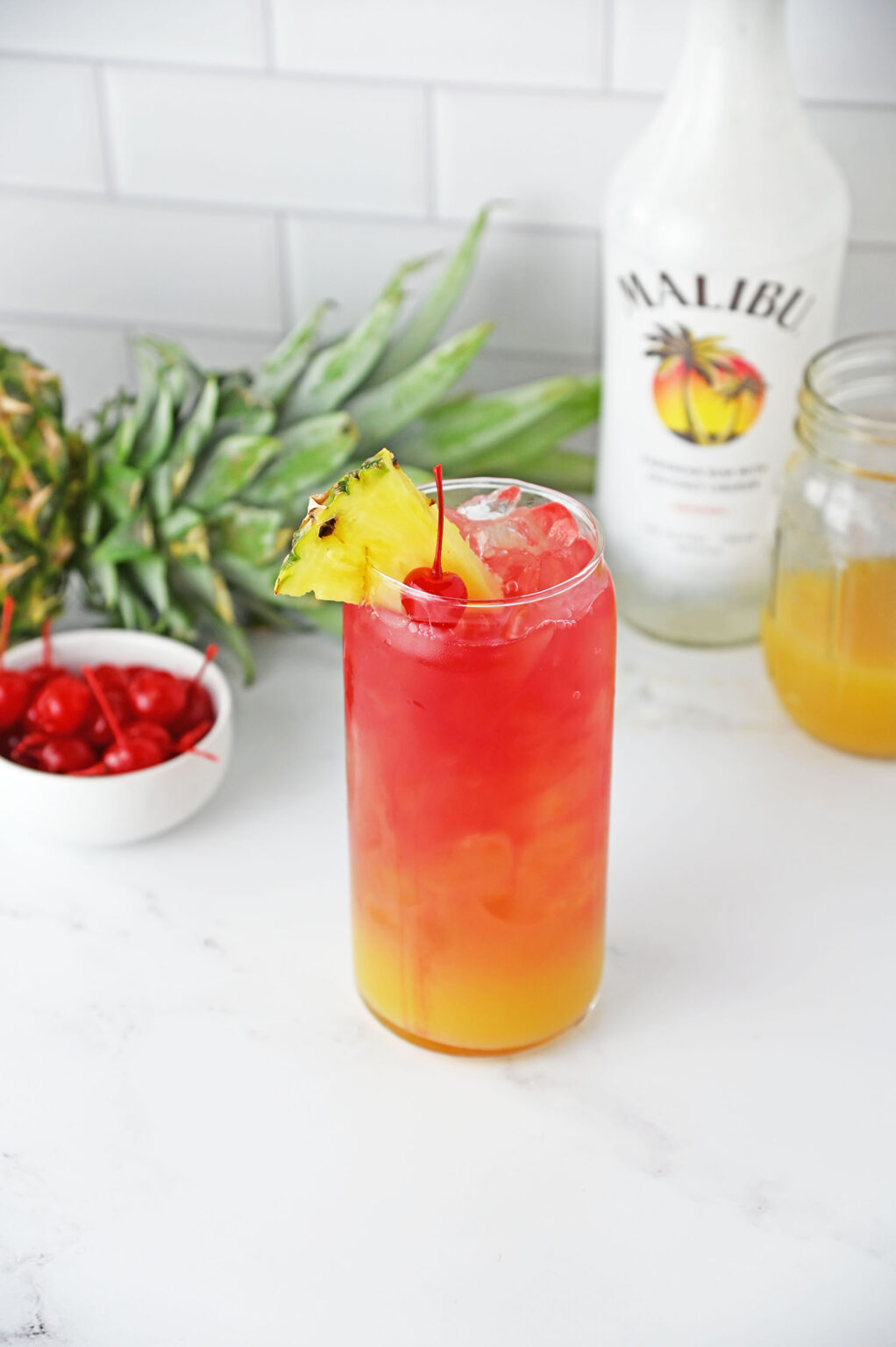 Easy Malibu Bay Breeze Recipe - Planning Inspired