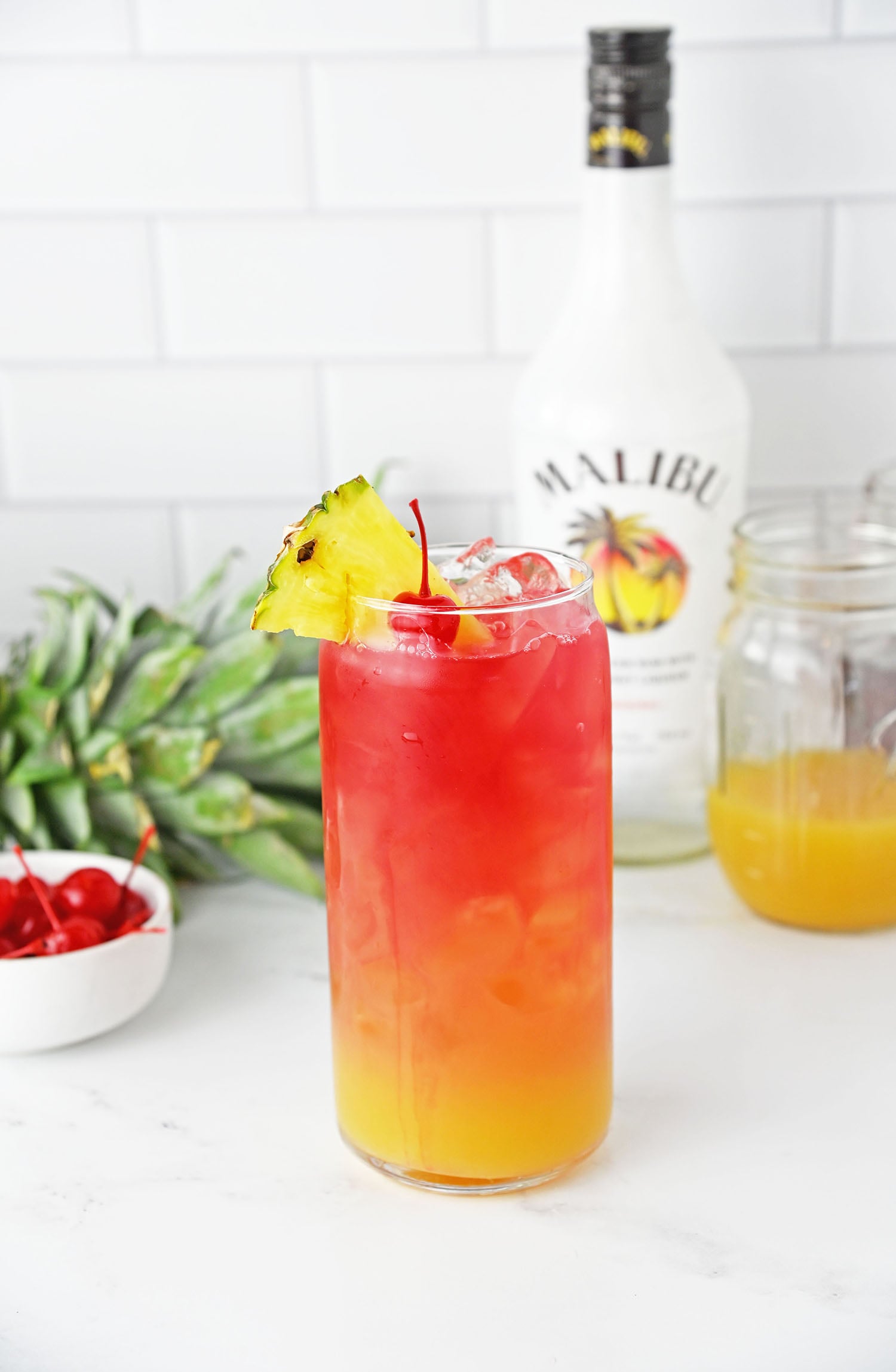 Malibu Bay Breeze Cocktail - Planning Inspired