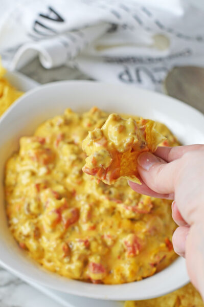 Rotel Dip Recipe - Planning Inspired