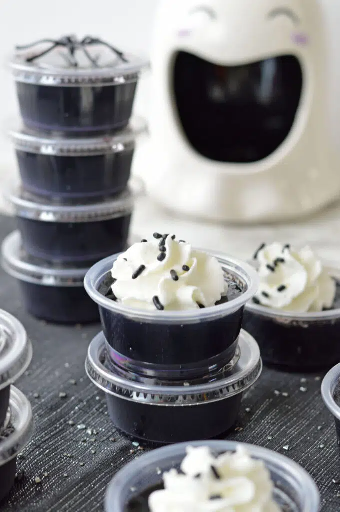 Black Jello Shots - Planning Inspired