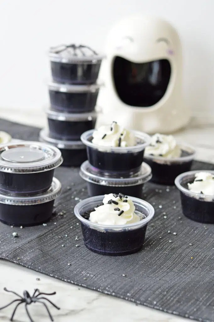 Black Jello Shots - Planning Inspired