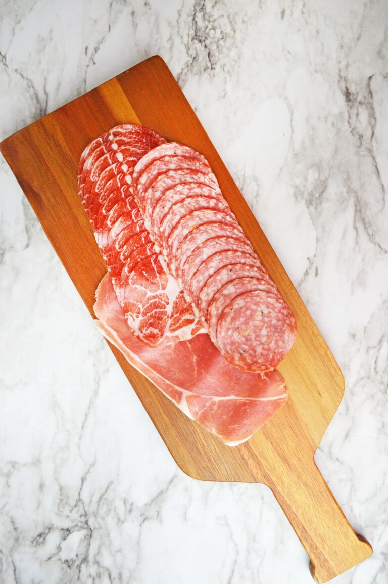 How to Fold Meat for a Charcuterie Board - Planning Inspired