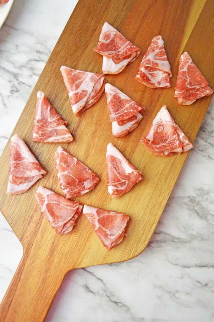How to Fold Meat for a Charcuterie Board - Planning Inspired
