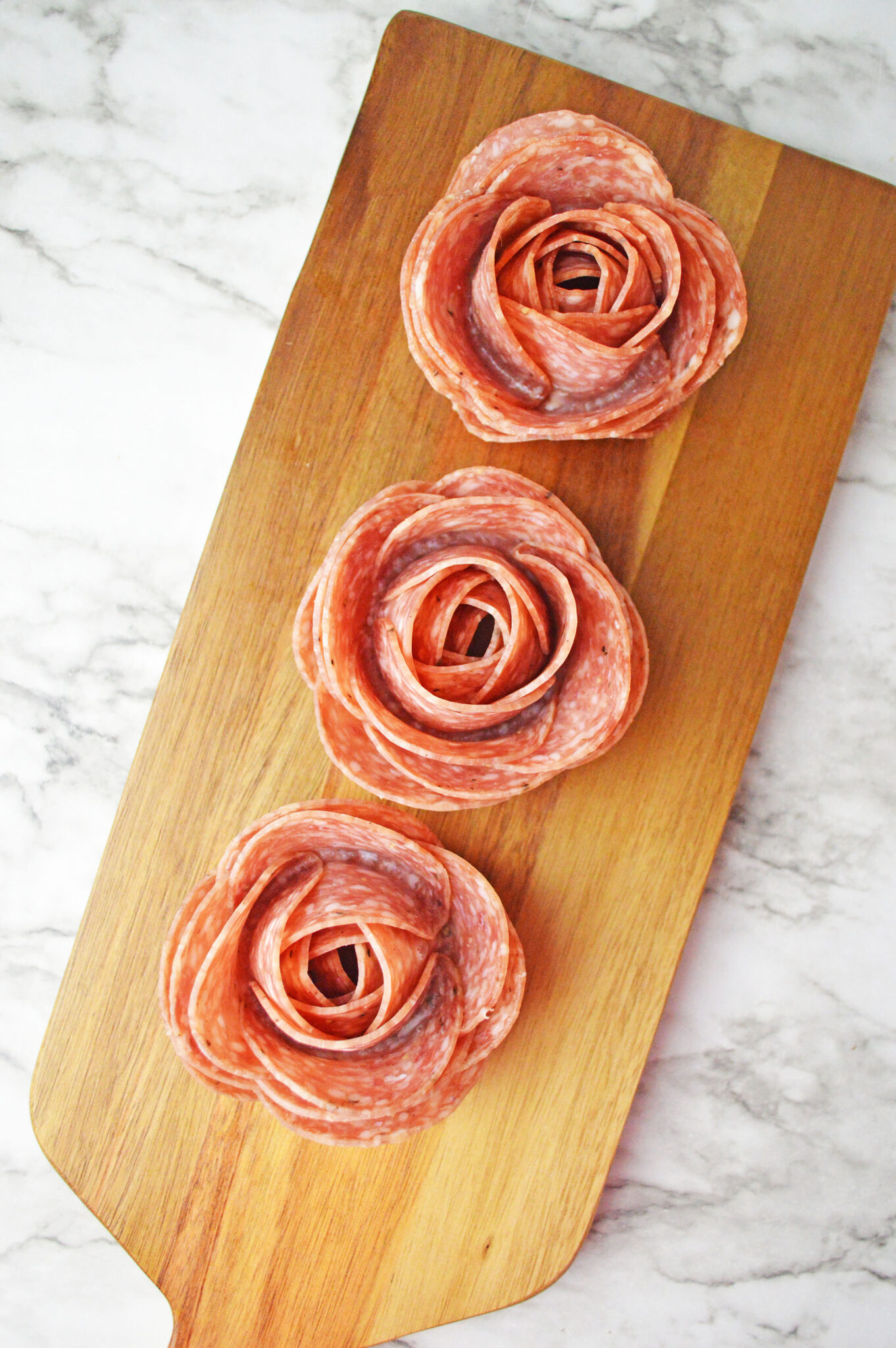 How to Make Charcuterie Roses - Planning Inspired