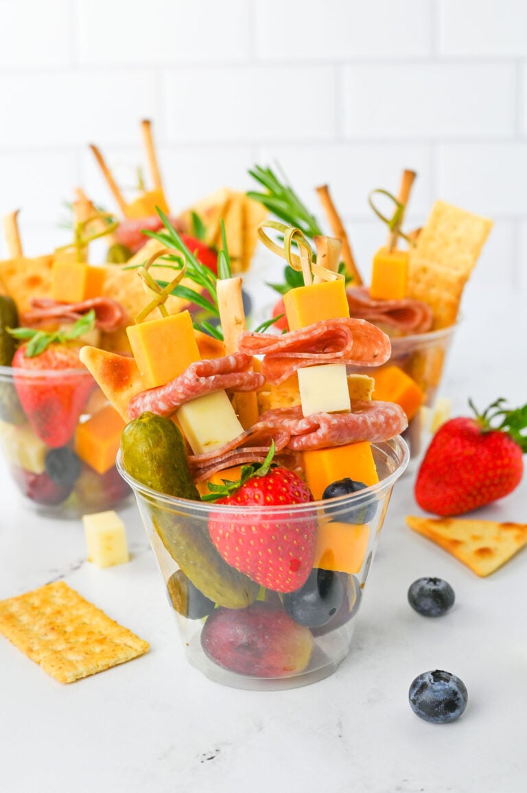 Individual Charcuterie Cups - Planning Inspired