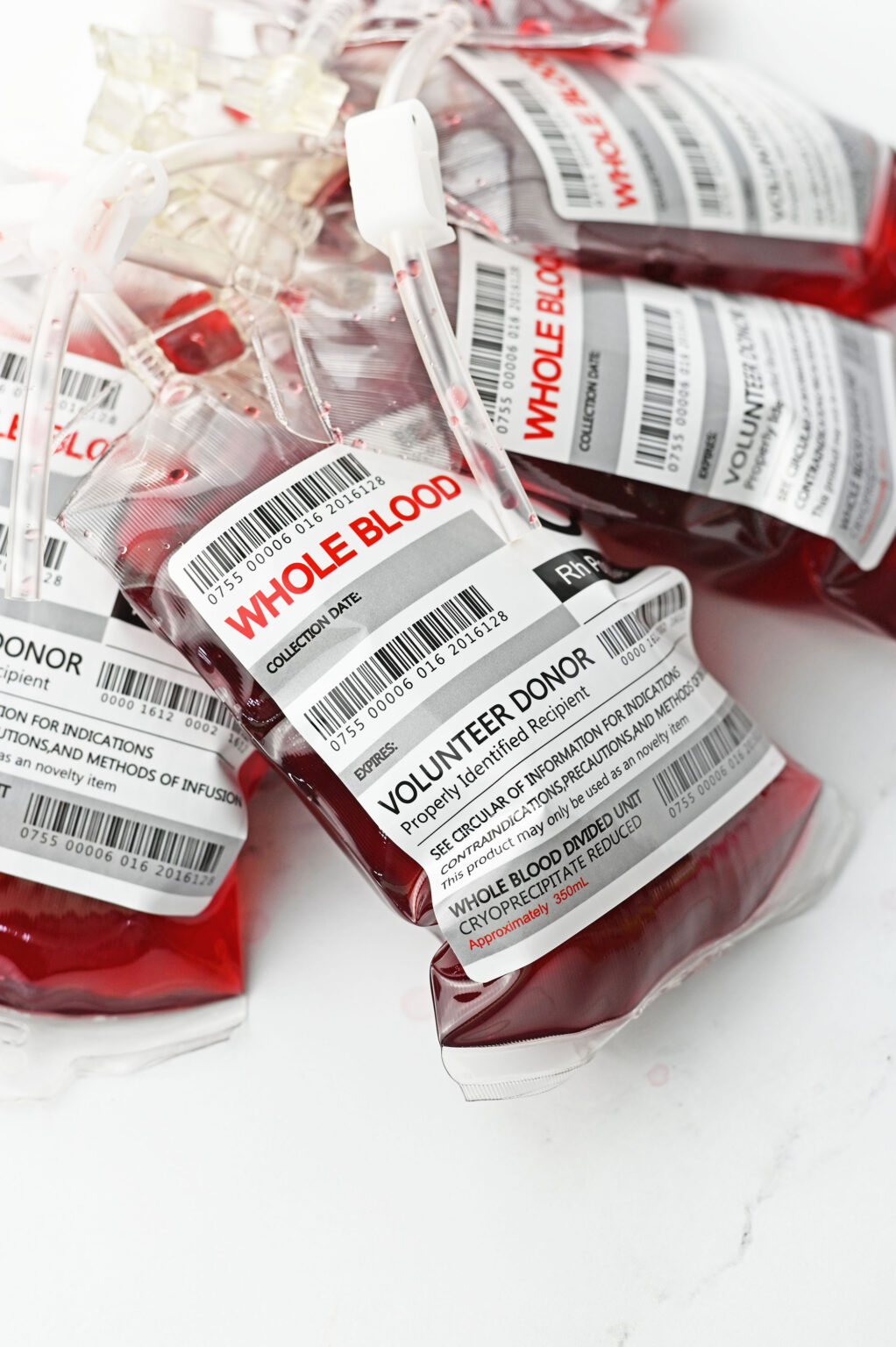 Halloween Blood Bag Drinks - Planning Inspired