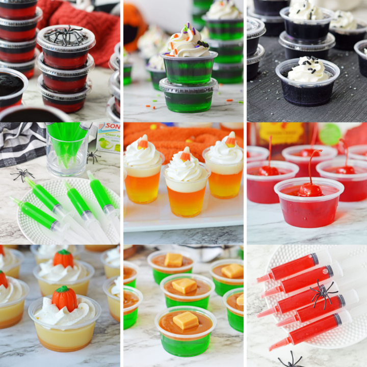 Black Jello Shots - Planning Inspired