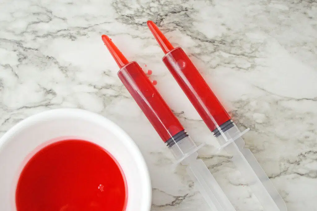 Halloween Syringe Drinks - Planning Inspired