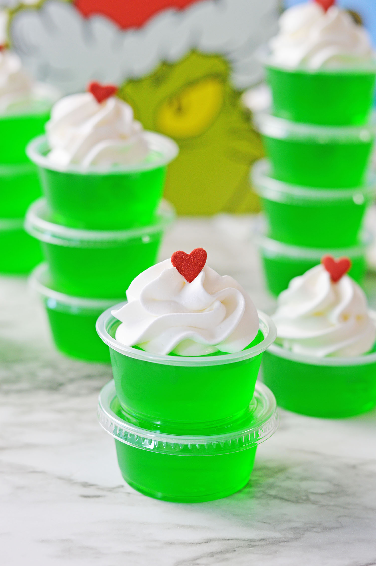 Grinch Jello Shots - Planning Inspired