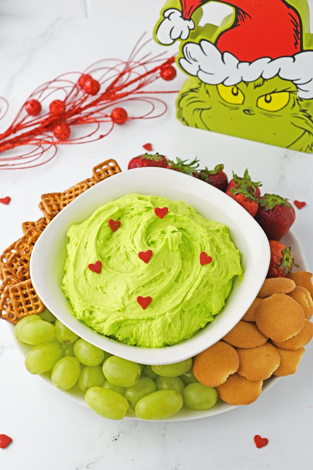 Grinch Dessert Dip - Planning Inspired