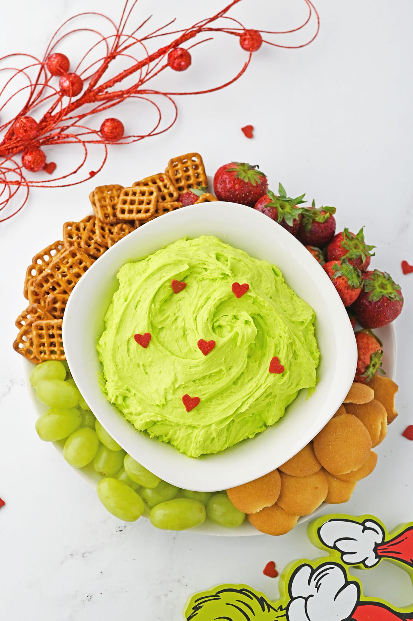 Grinch Dessert Dip - Planning Inspired