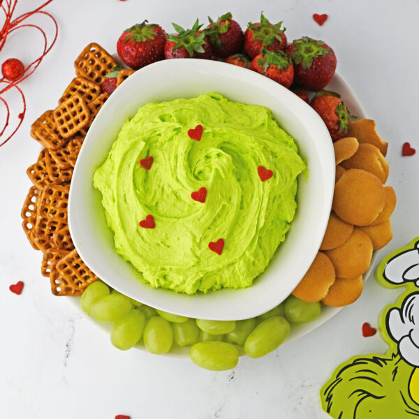 Grinch Dessert Dip - Planning Inspired