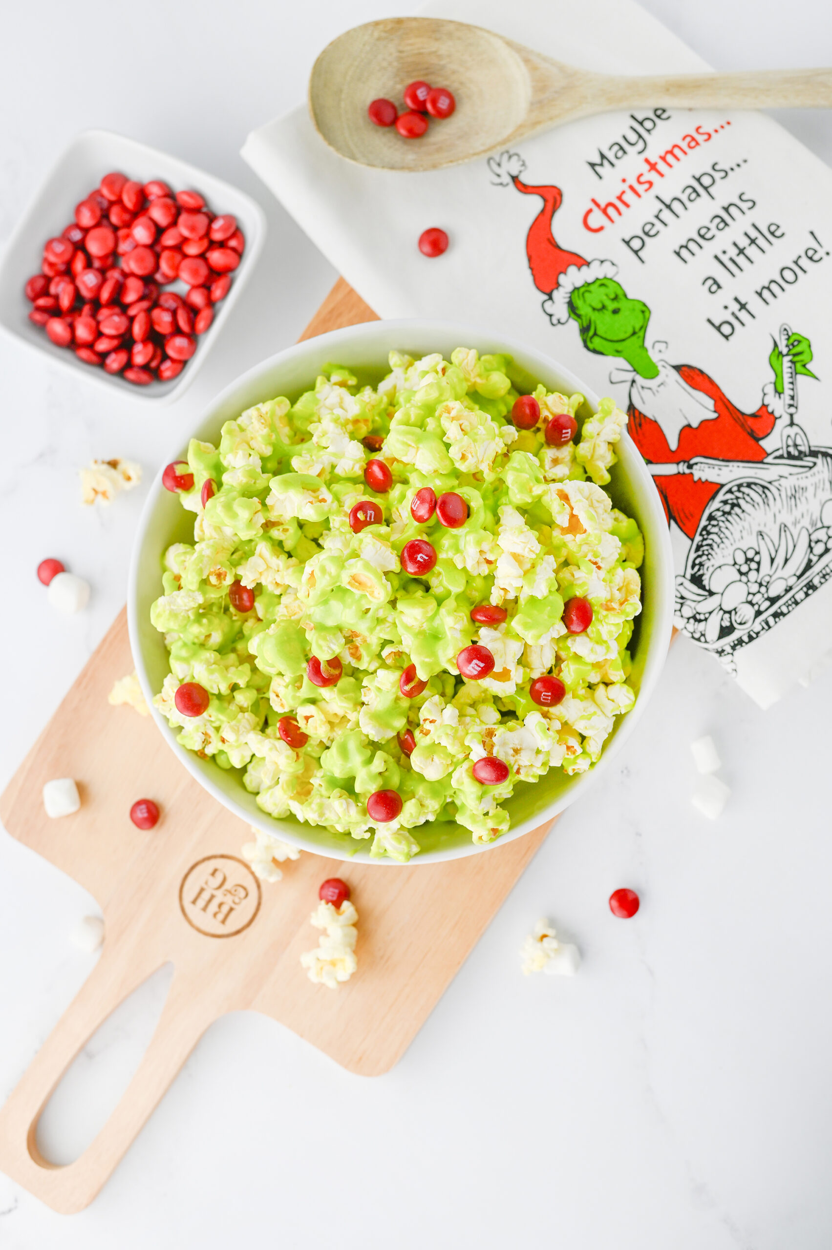 Grinch Popcorn - Planning Inspired