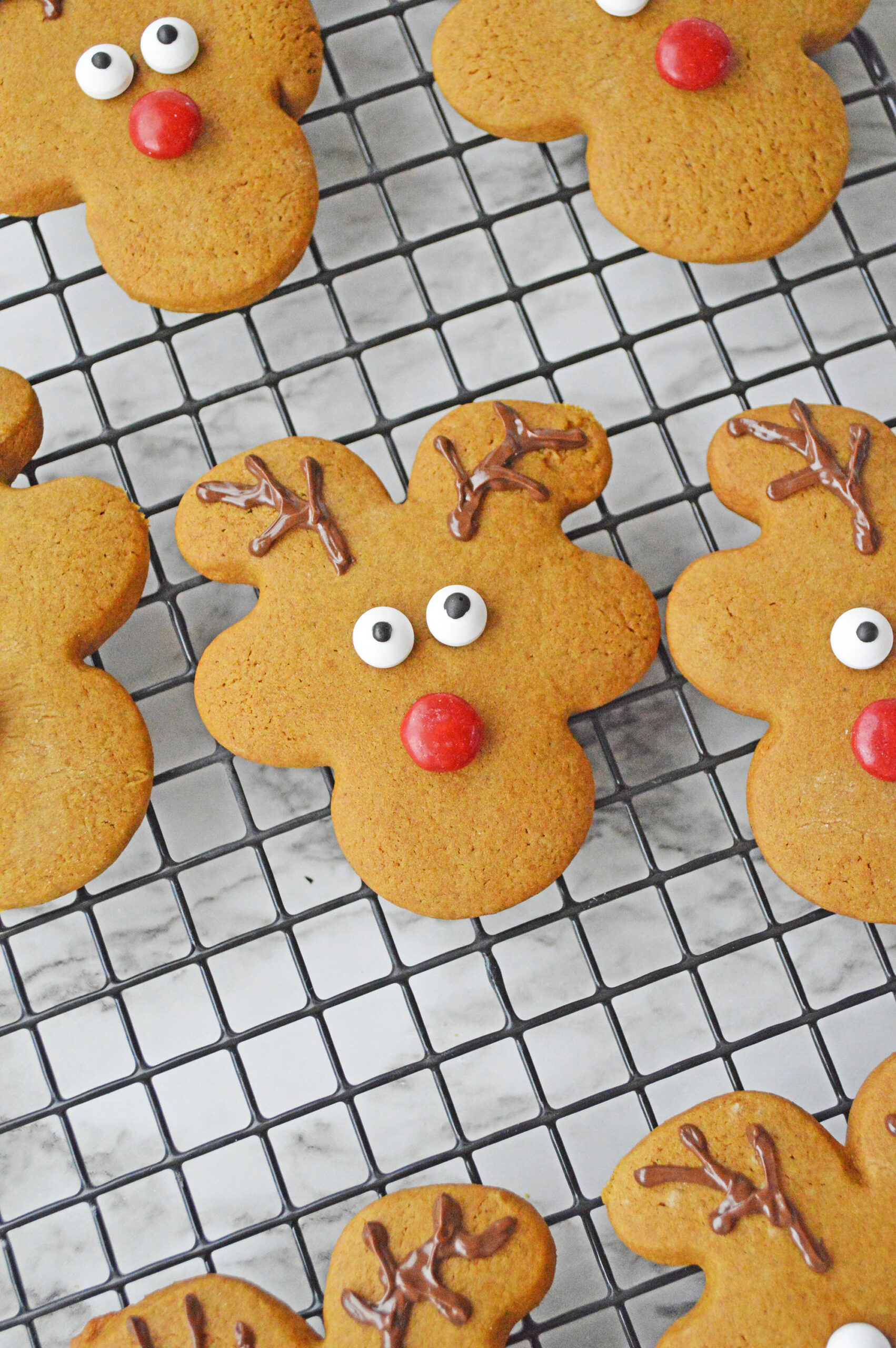 Reindeer Gingerbread Cookies - Planning Inspired