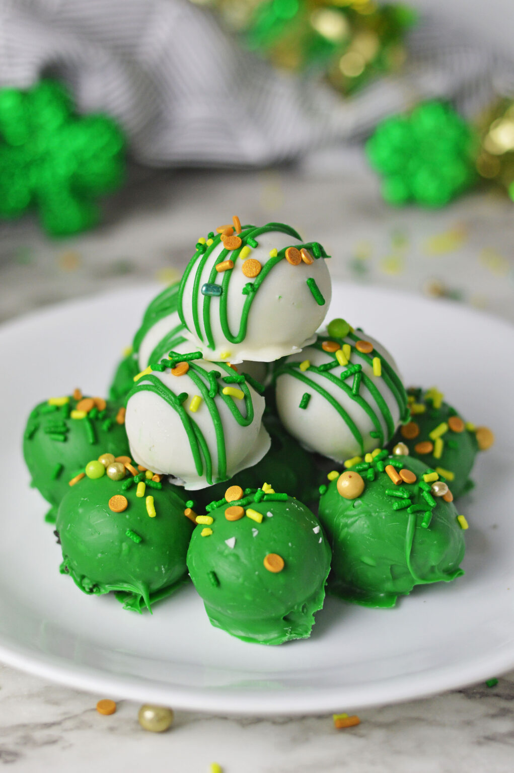 St. Patrick's Day Oreo Balls - Planning Inspired