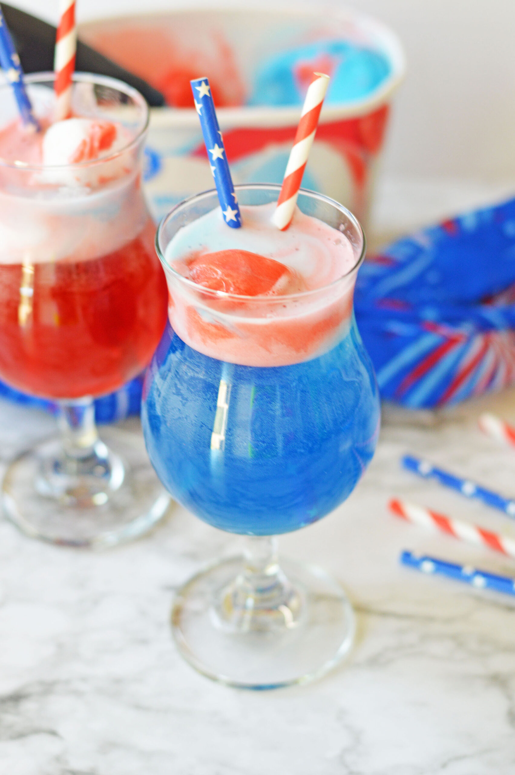 Red White and Blue Punch - Planning Inspired