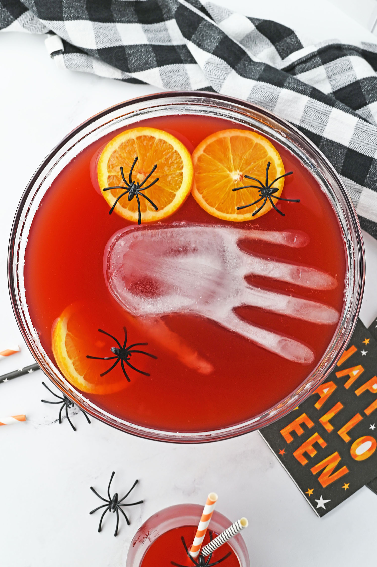 Red Halloween Punch with Vodka - Planning Inspired