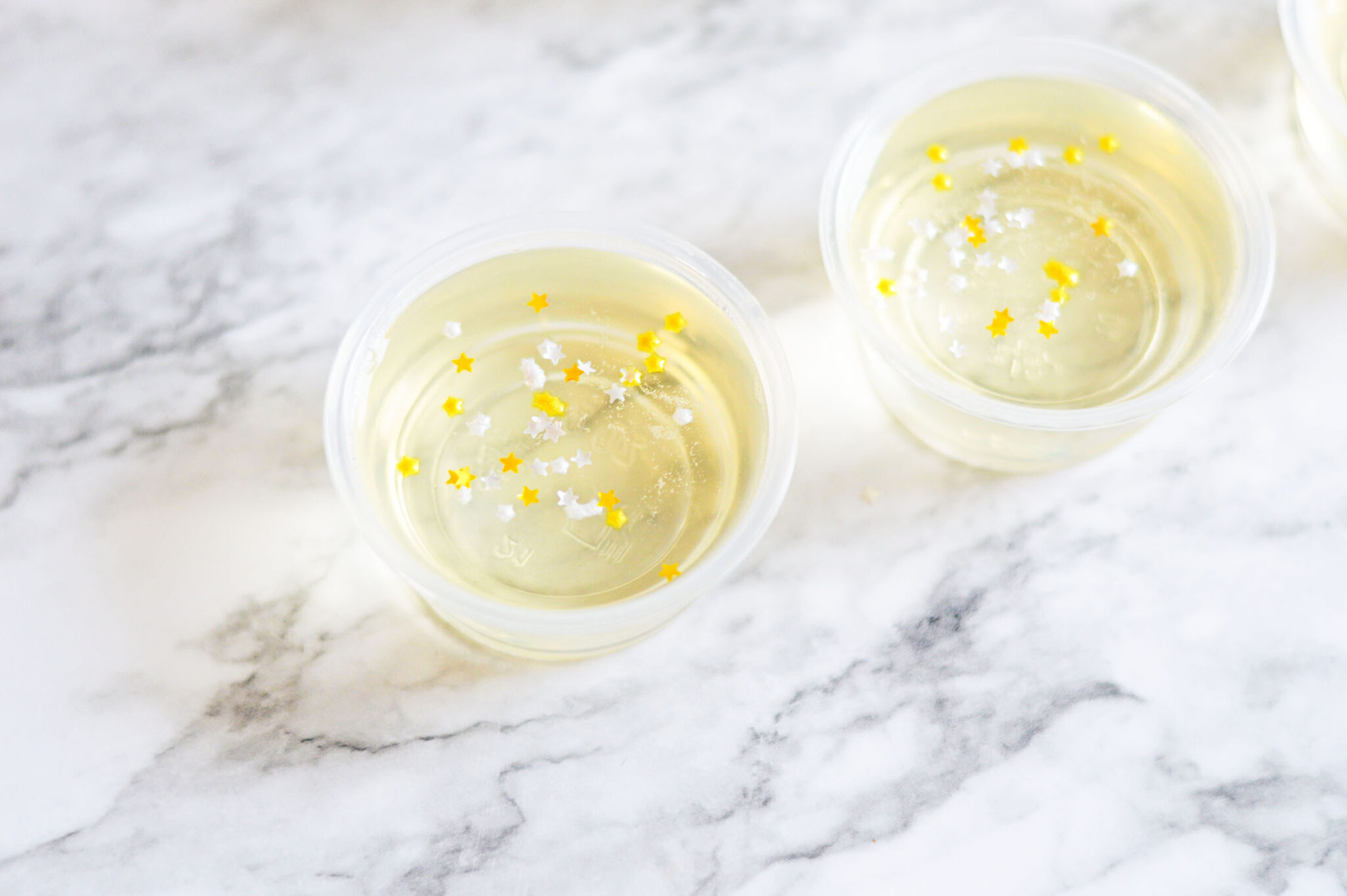 Champagne Jello Shots (with a Sparkly Twist!) - Planning Inspired
